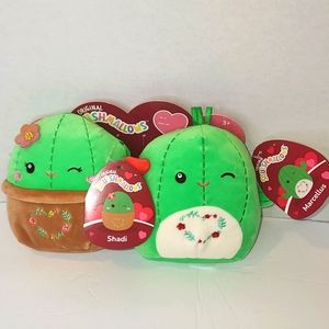Squishmallows | Toys | Custom Cacti Set Marcellus Shadi Valentine 224 ...